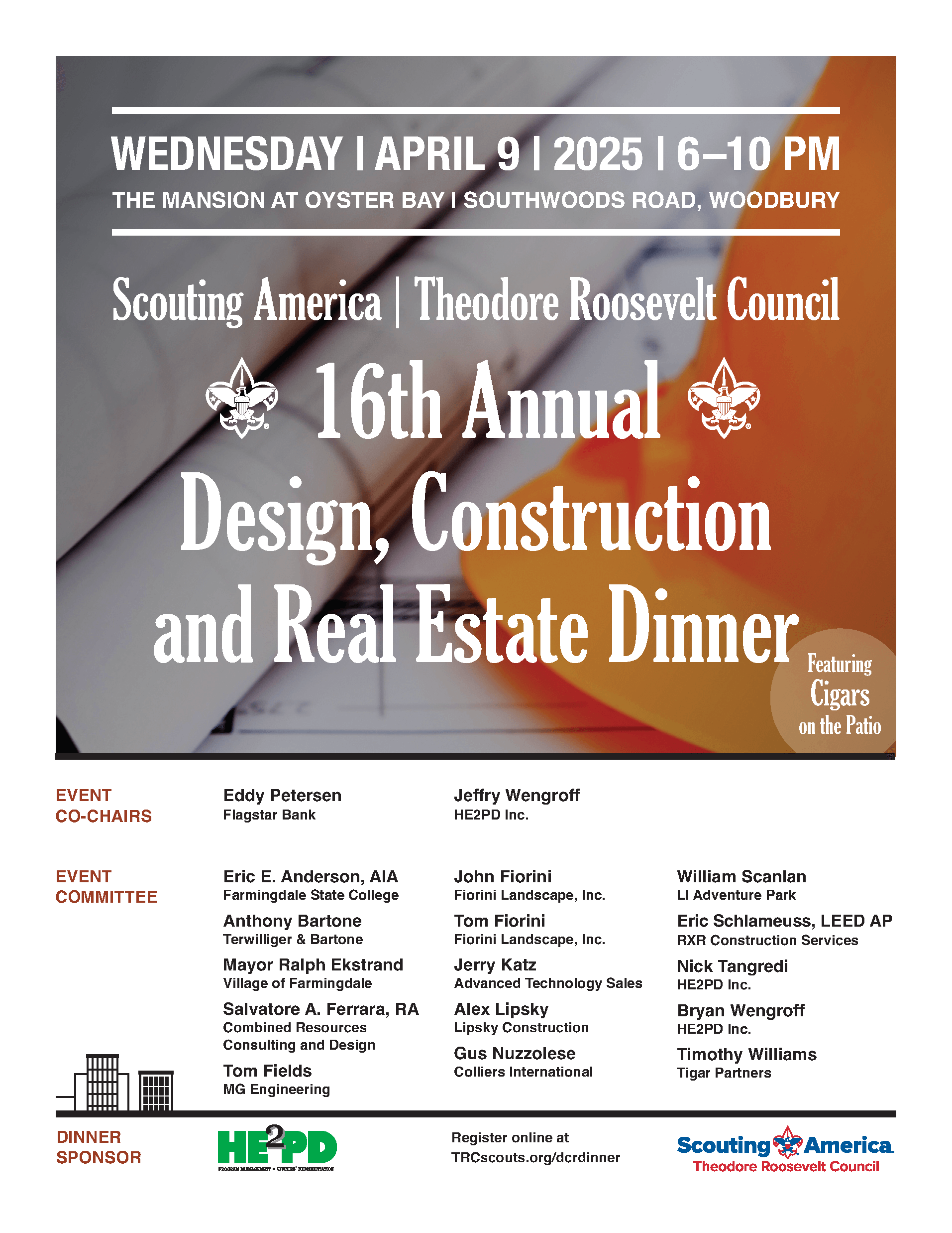 Design, Construction, Real Estate Dinner - Theodore Roosevelt Council